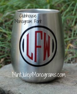 Wood Monograms, Clothing & Accessories | Mint Julep Monograms