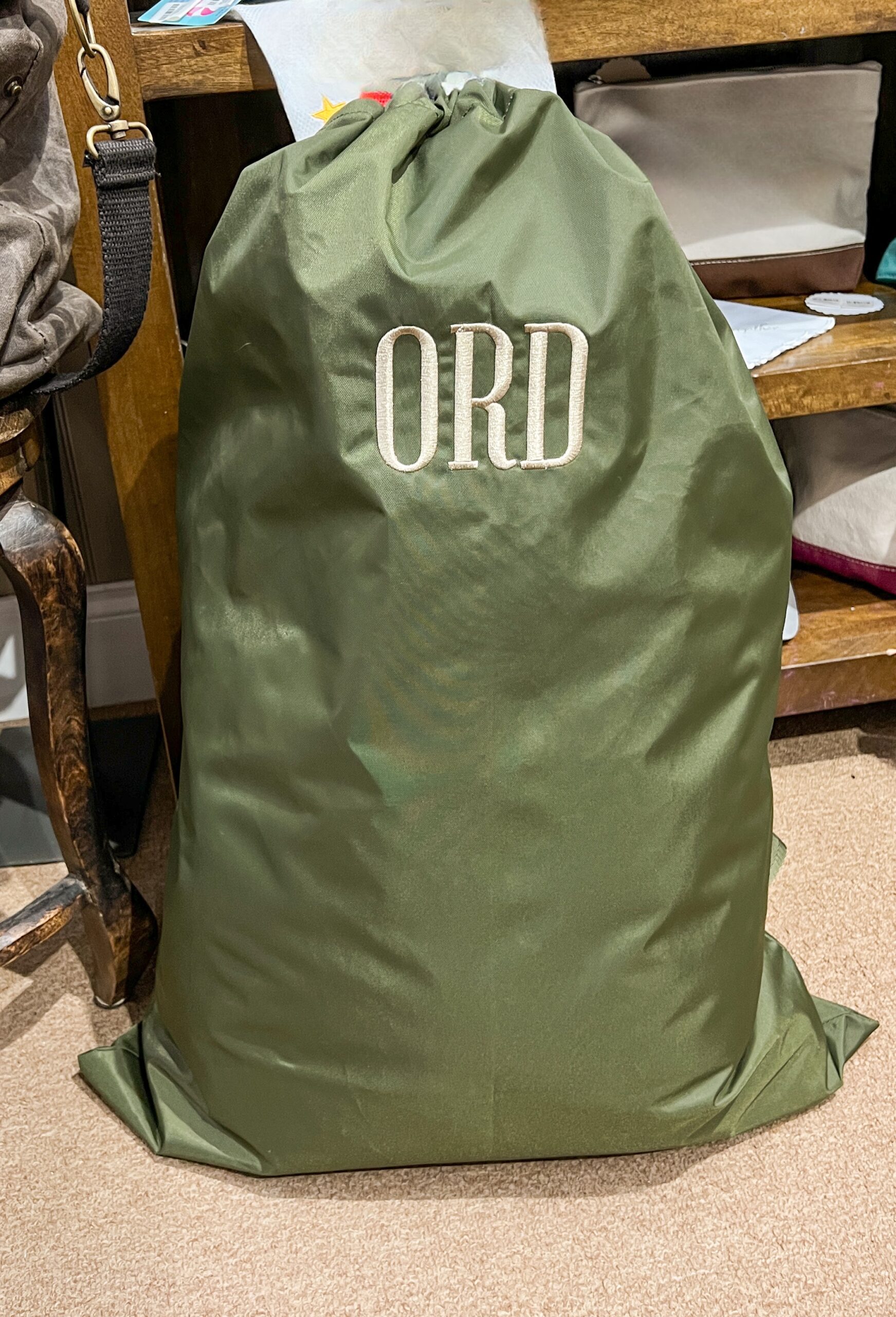 Catch all bag- great for laundry, sports, travel and every big project!