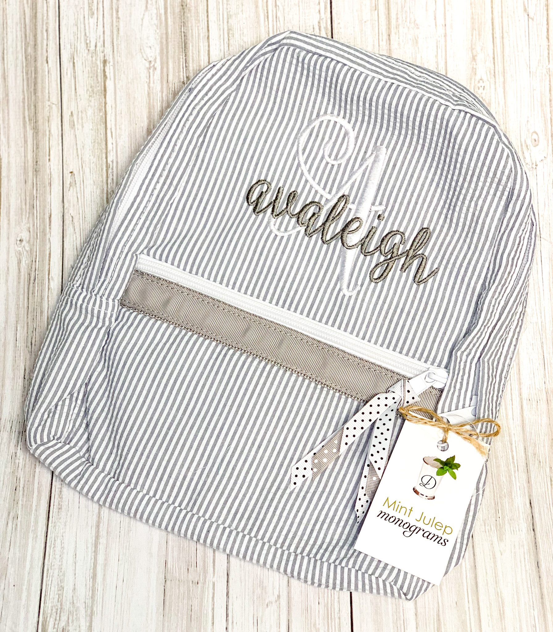 All things Gray Seersucker- Order a group set here!